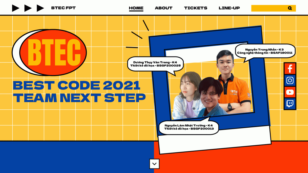 NEXT STEP - "TRÙM" CÔNG NGHỆ TẠI BTEC BEST CODER 2021