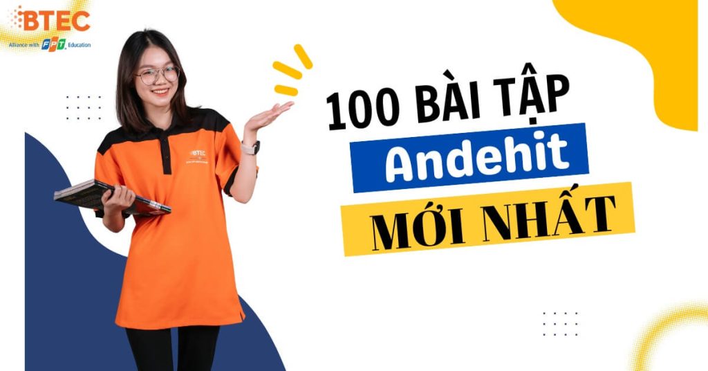 100 bài tập andehit mới nhất